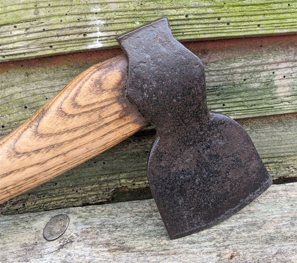 Vintage Tool Short Handled 1 1/2lb Axe Hickory Shaft Woodworkers ...