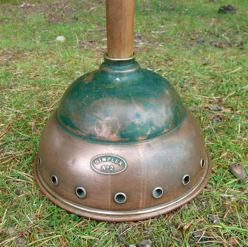 Vintage Washing Laundry Copper Simplex No 2 Long Handled Posser Plunger ...