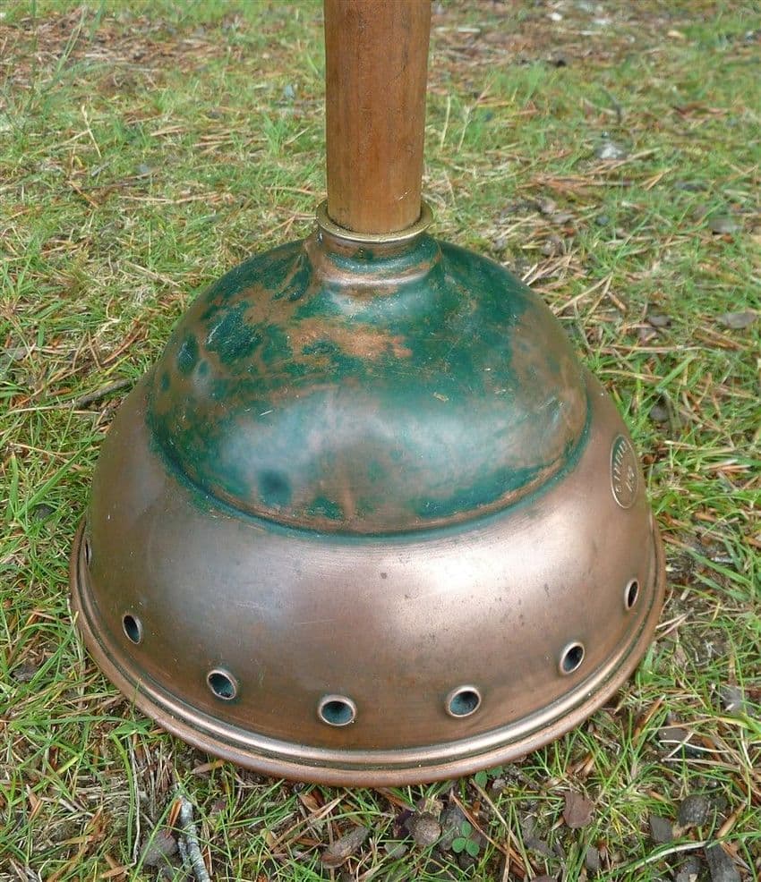 Vintage Washing Laundry Copper Simplex No 2 Long Handled Posser Plunger ...