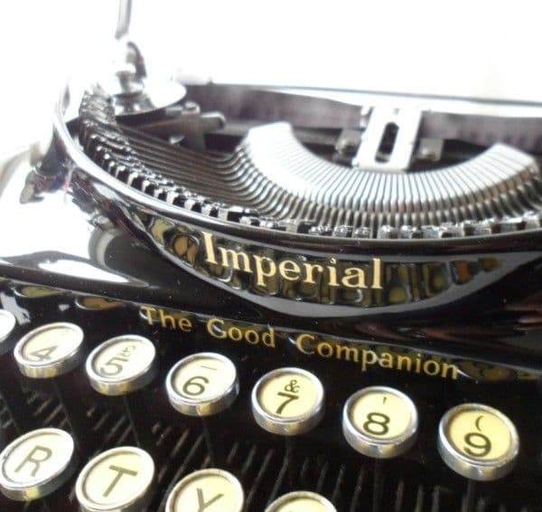 Vintage Imperial Good Companion Portable Manual Typewriter Circa 1940s ...