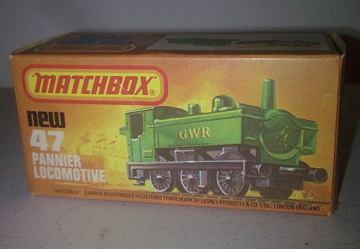 Vintage Model Toy Train Matchbox 1-75 Superfast 47 Pannier Locomotive ...
