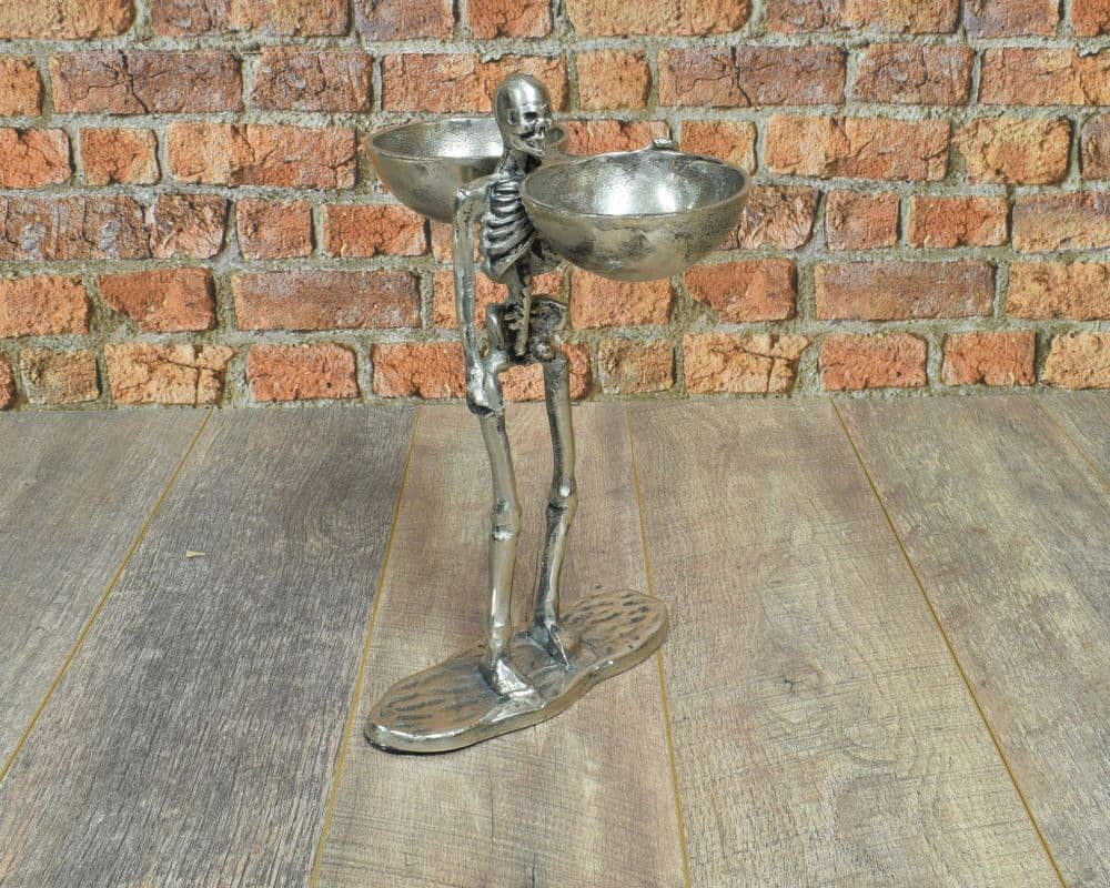 Aluminium Skeleton with x2 Bowls on Shoulder