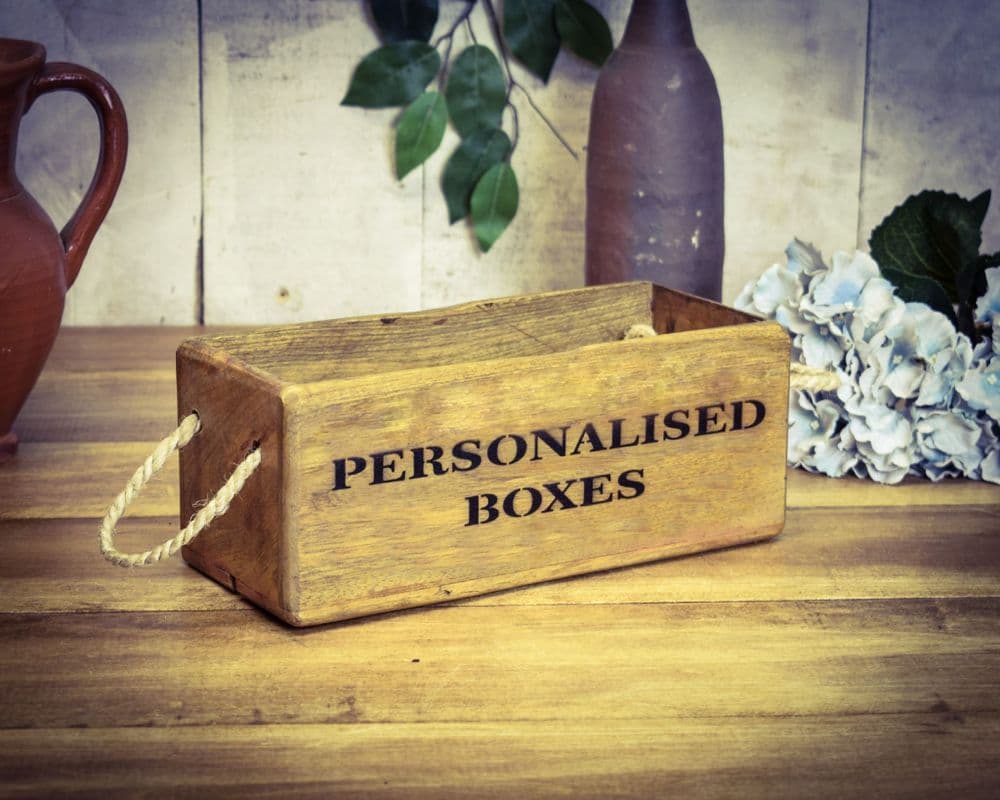 Bespoke Small Vintage Wooden Box