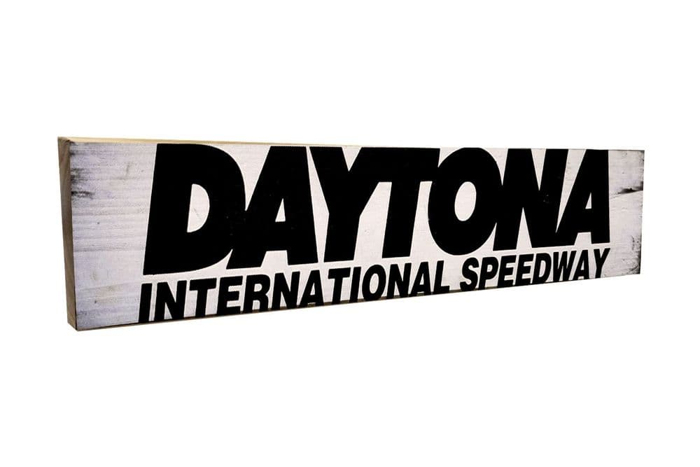Daytona Aged Wooden Sign 50cm x12cm