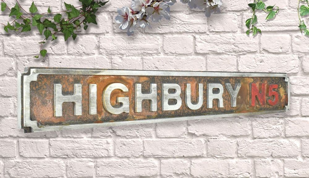Highbury N5 Rust Finish