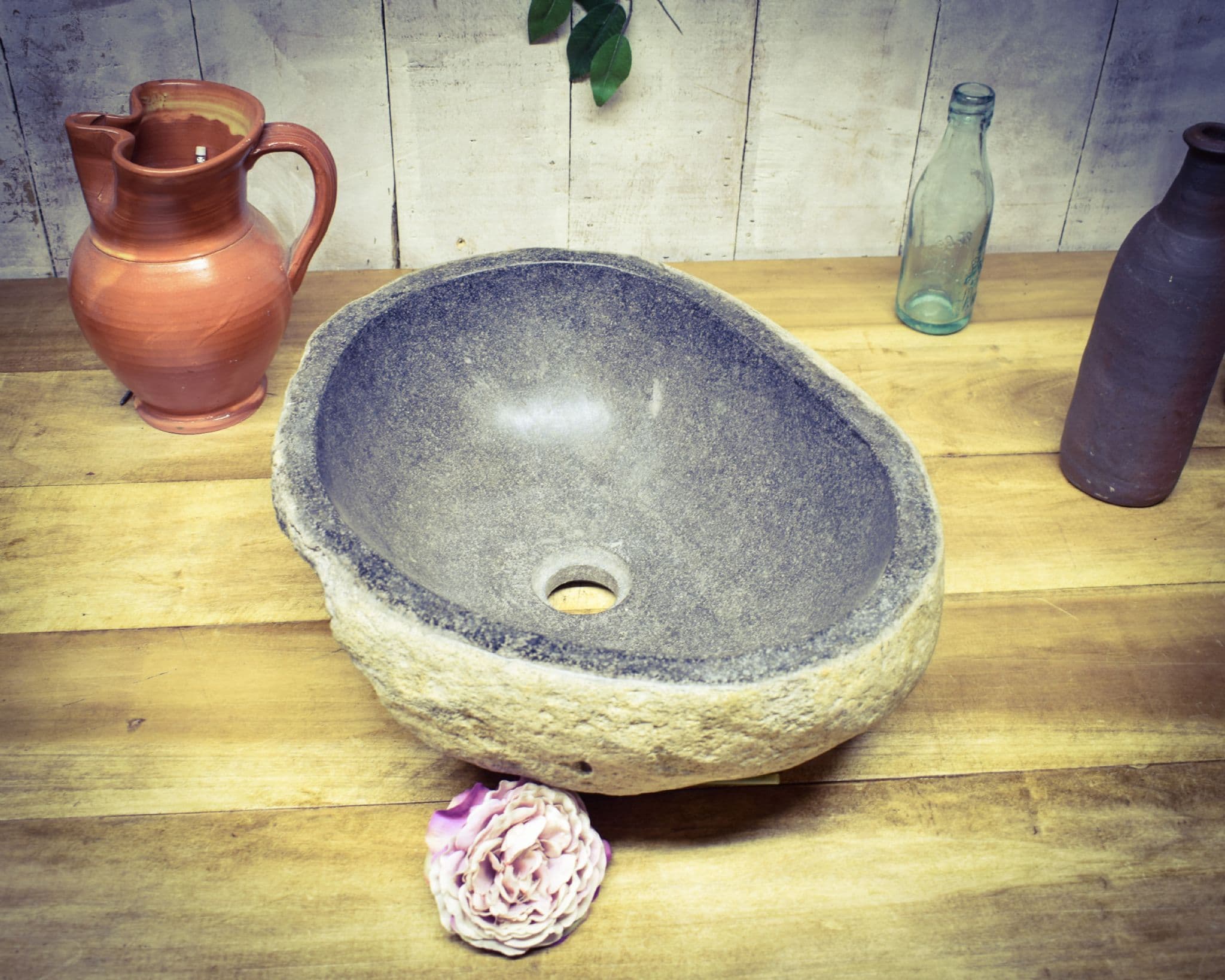 River Stone Basin Small