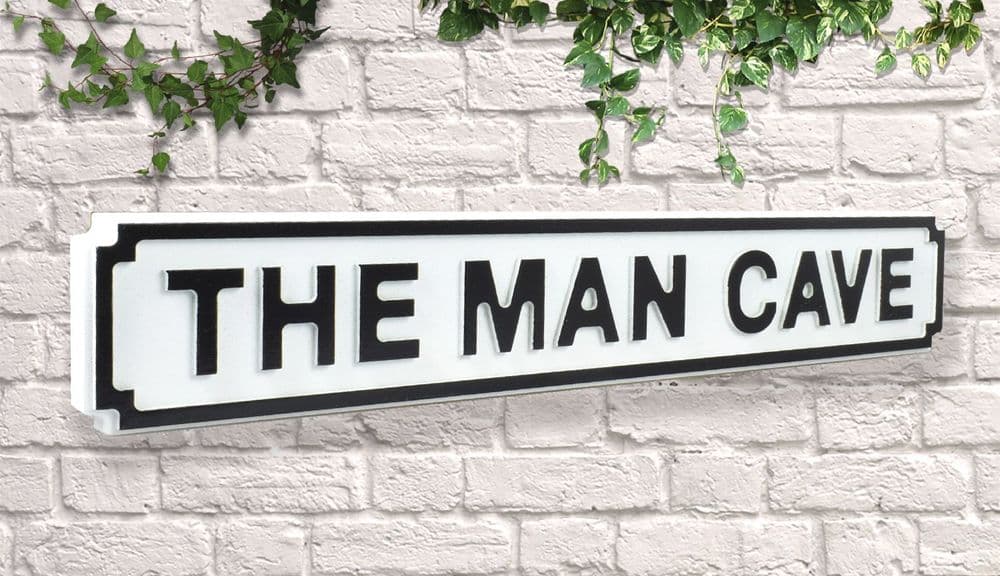 The Man Cave New Shape Clean White