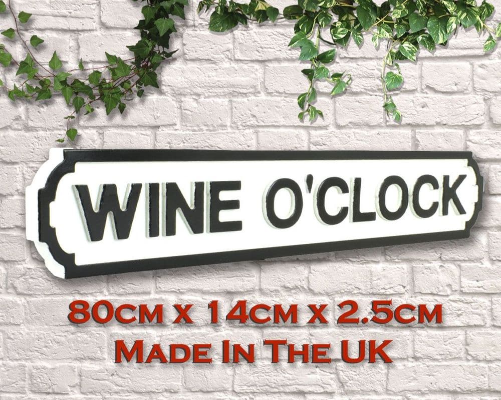 Wine O clock White Finish