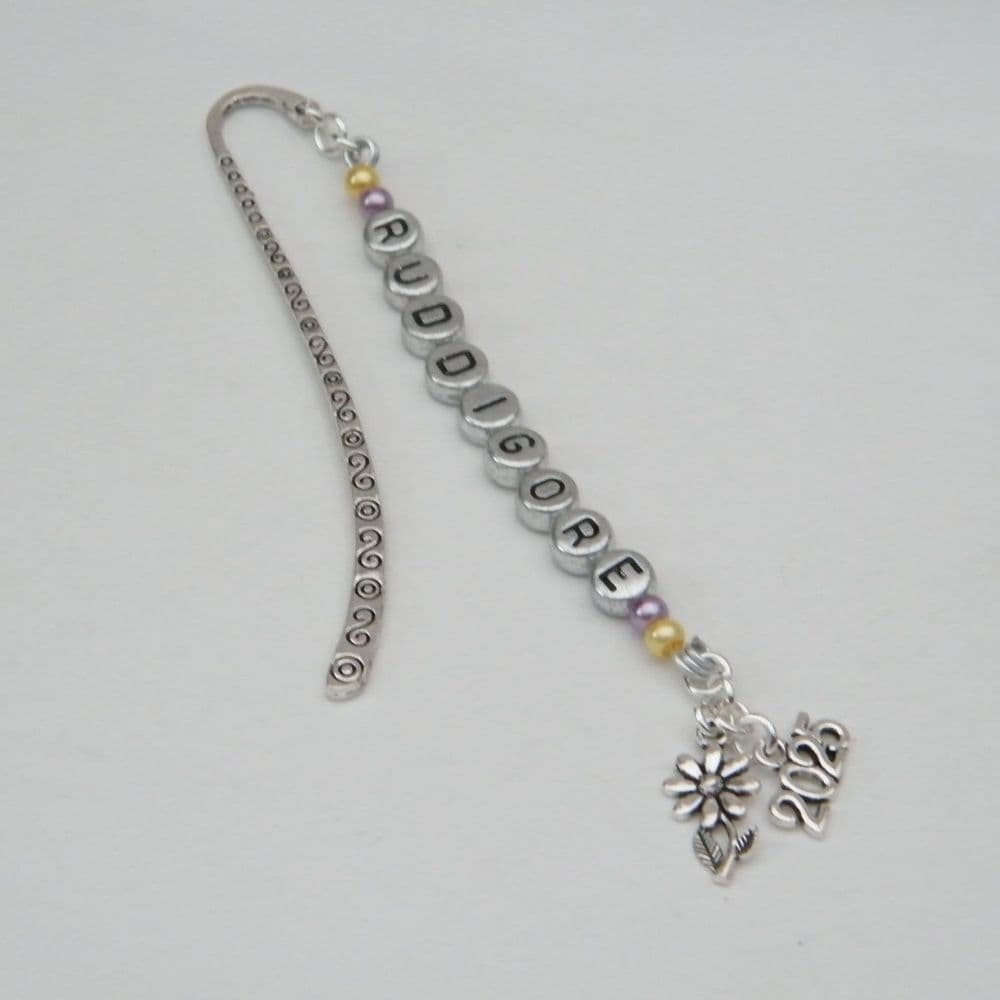 2025 Personalised Bookmark - Double Charm Style