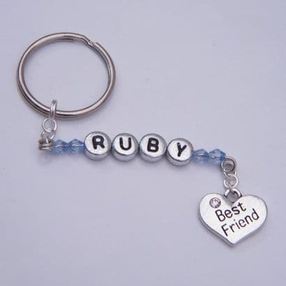 Best Friend Personalised Keyring