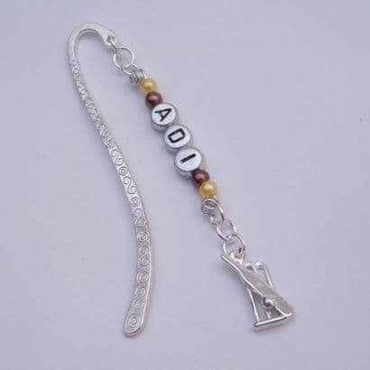 Cricket Personalised Bookmark