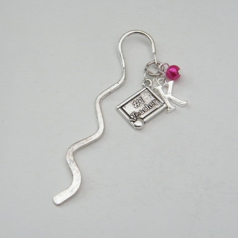 Number 1 Teacher Bookmark - Initial Wave Style