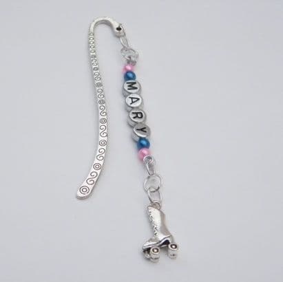 Roller Skate Personalised Bookmark