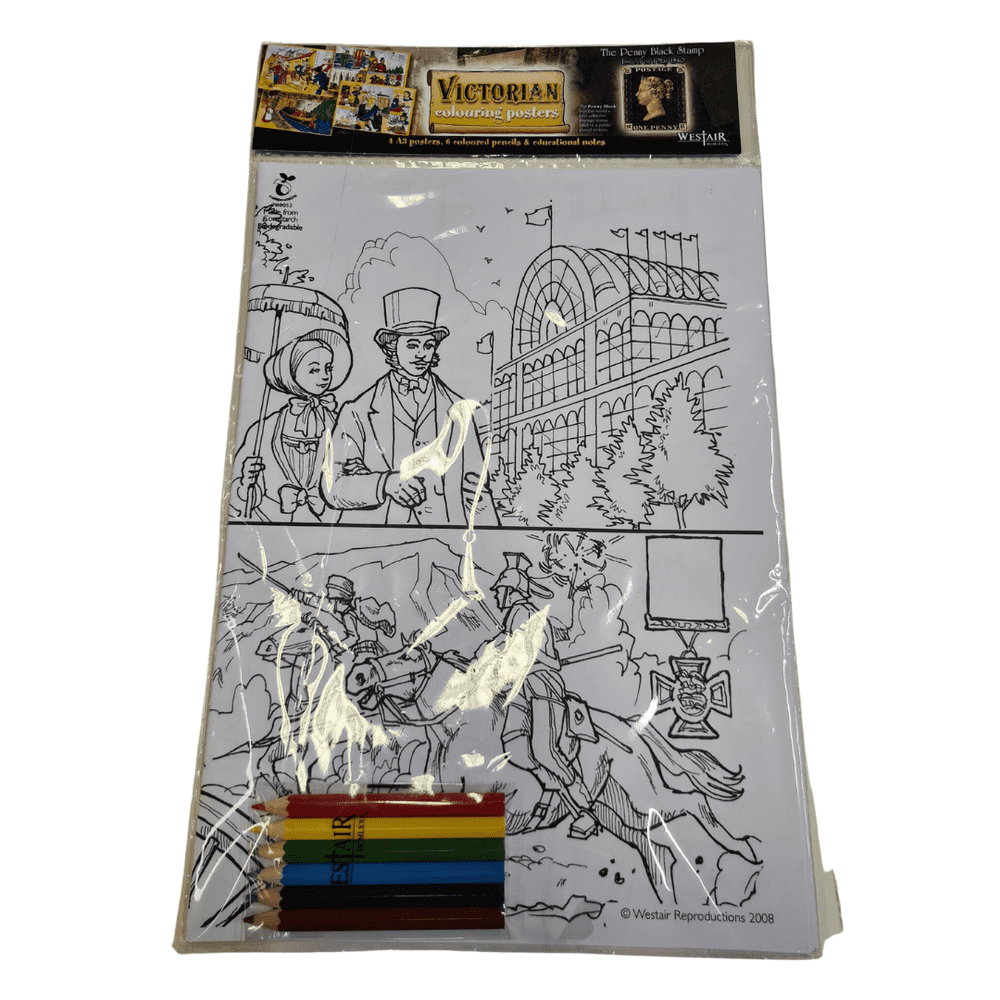 Victorian Colouring Poster in Set
