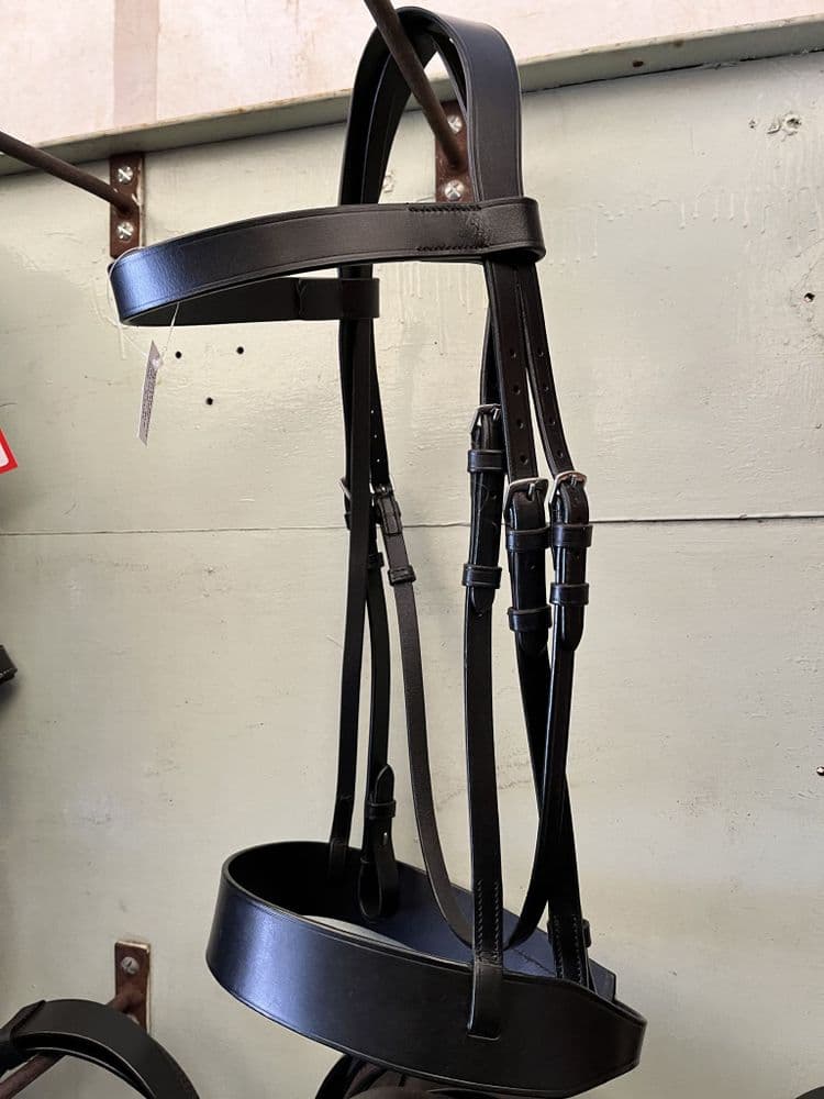 Heavy Horse Riding Plain Hunter Bridle