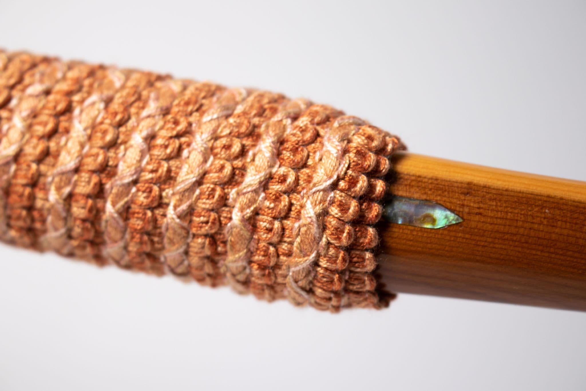 HANDLE BRAID Rusty Apricot for bow handle