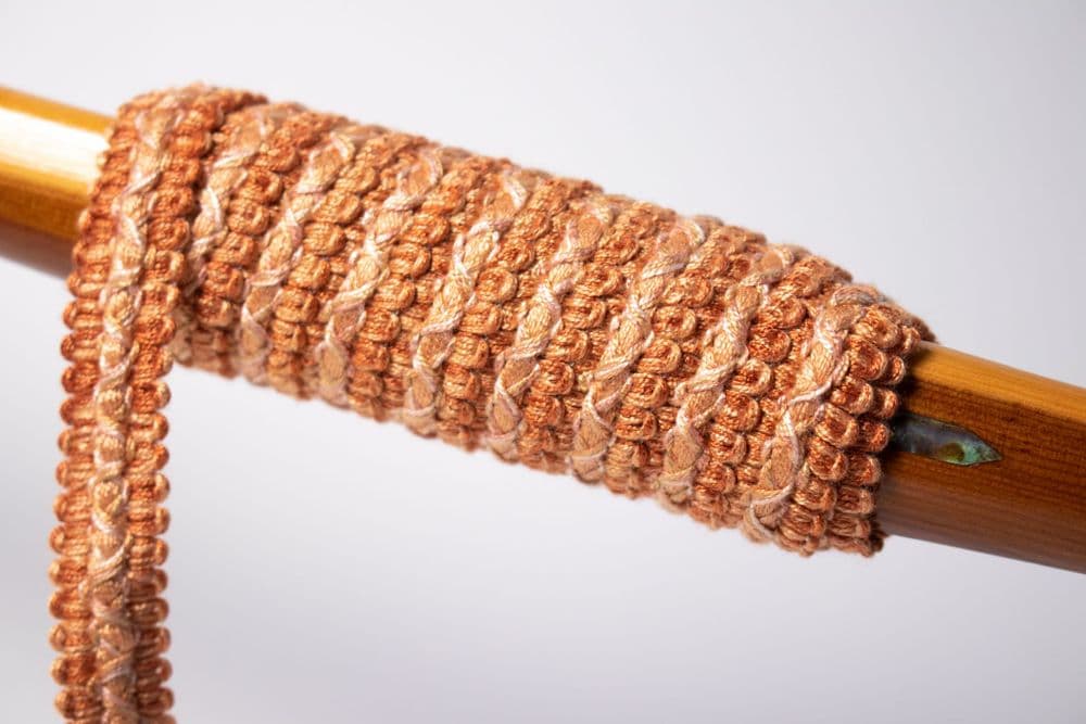 HANDLE BRAID Rusty Apricot for bow handle