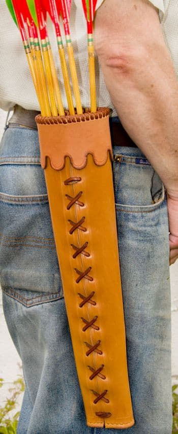 Leather Longbow quiver