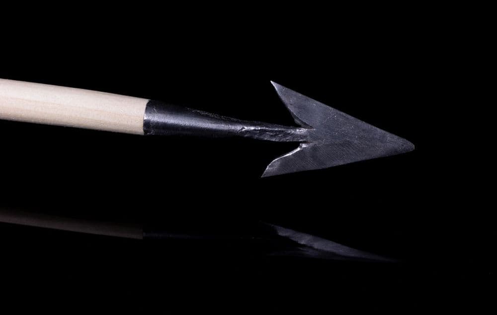 Medieval War Arrow 1/2" with hand forged head