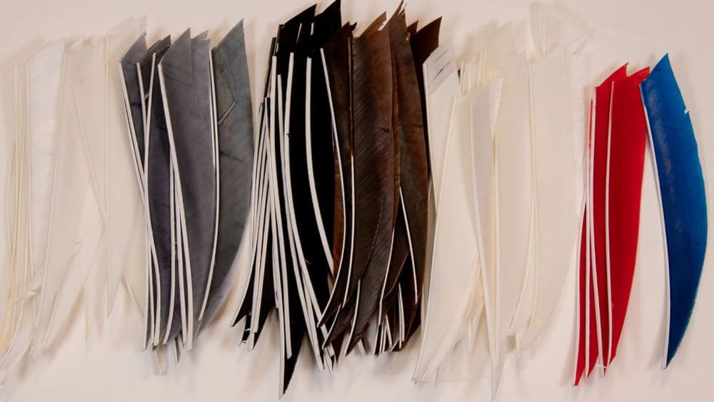 SALE 5 doz 6 1/4" inch medieval style fletchings 101