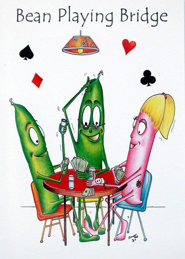 Bean Playing Bridge