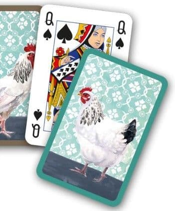 Chicken Art Playing Cards