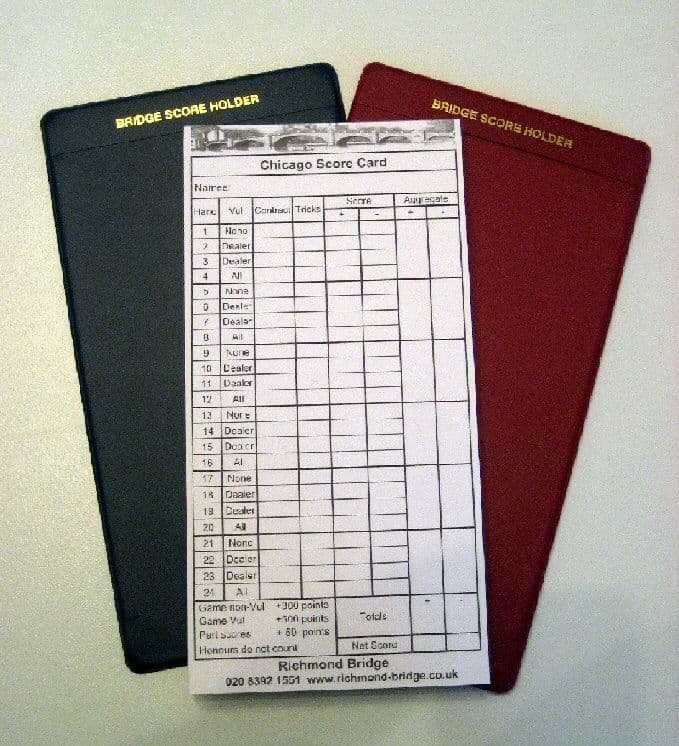 chicago scorecard holder | bridge scorecard holder | bridge supplies