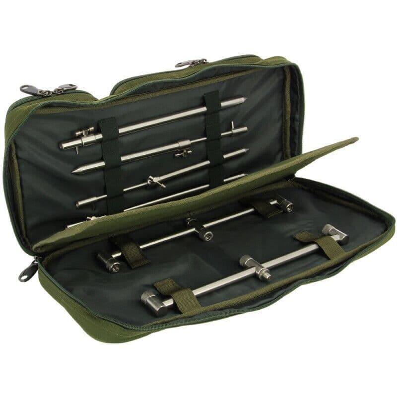 NGT Buzz Bar Bag Pouch for Buzzer Bite Alarm Bank Stick Rod Rest Carp ...