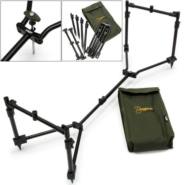 NGT Dynamic Pod - 3 Rod Compact Pod Fully Adjustable Inc Buzz Bars with ...