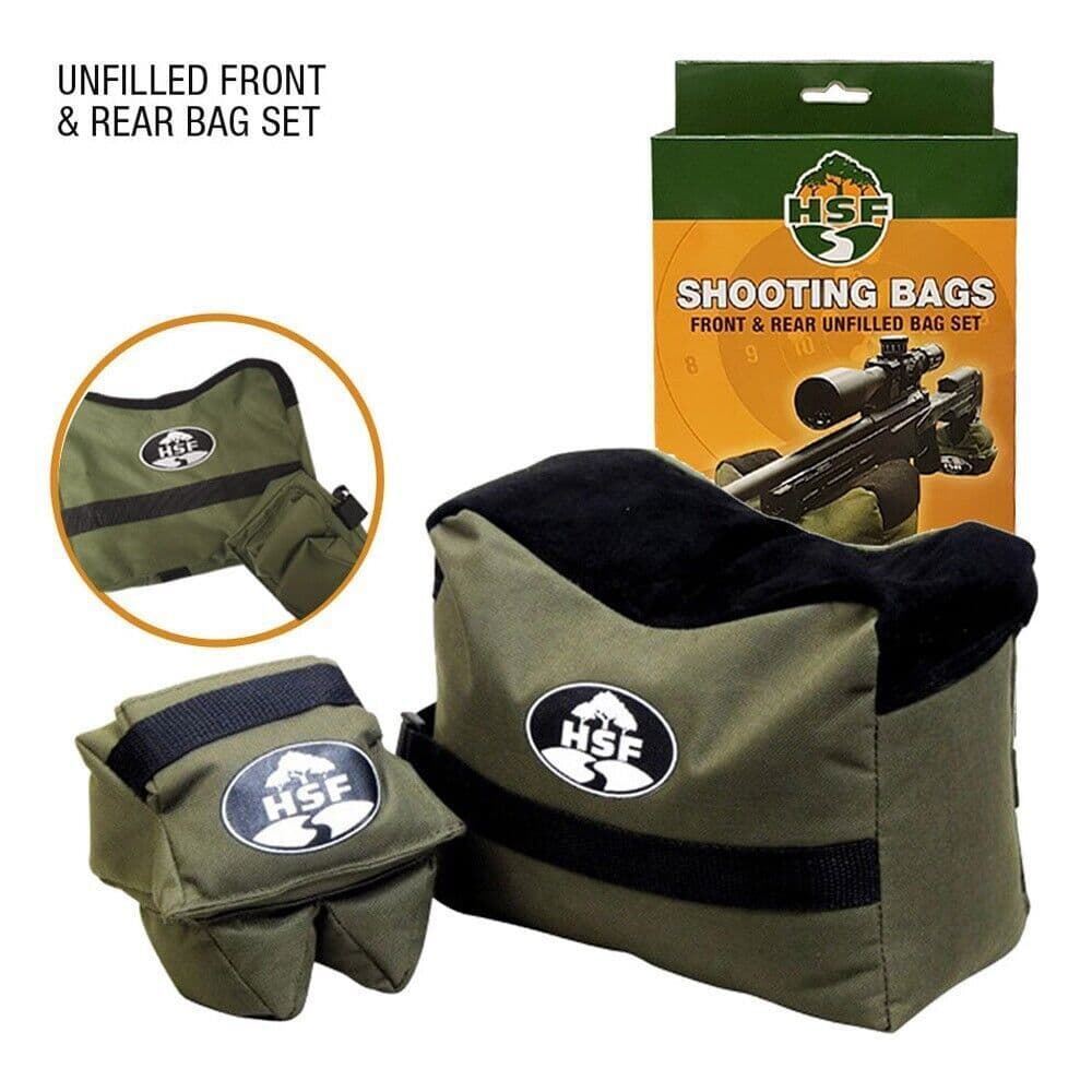 Rifle - Air Gun Front And Rear Rest Bench Bag HSF Hunting Shooting ...