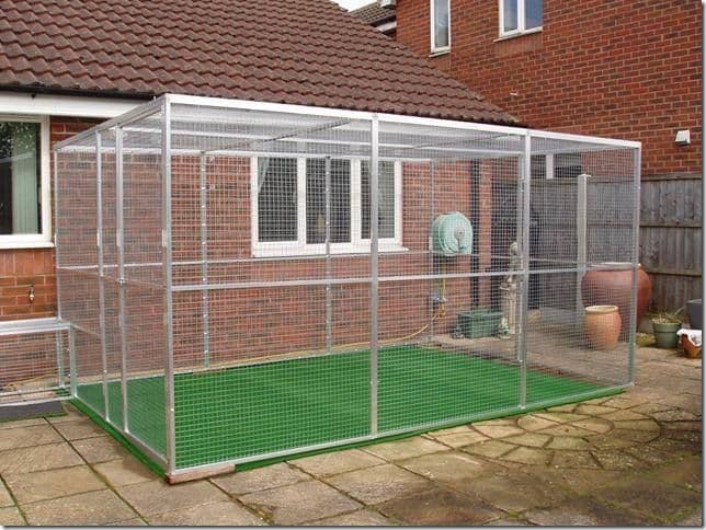 Aluminium Cat Run Pen