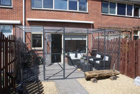 Aluminum Cat Runs Three sided