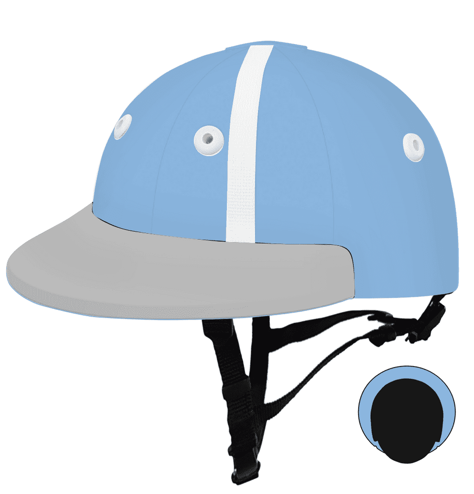 English Peak Style Helmet Polo. (x 1)