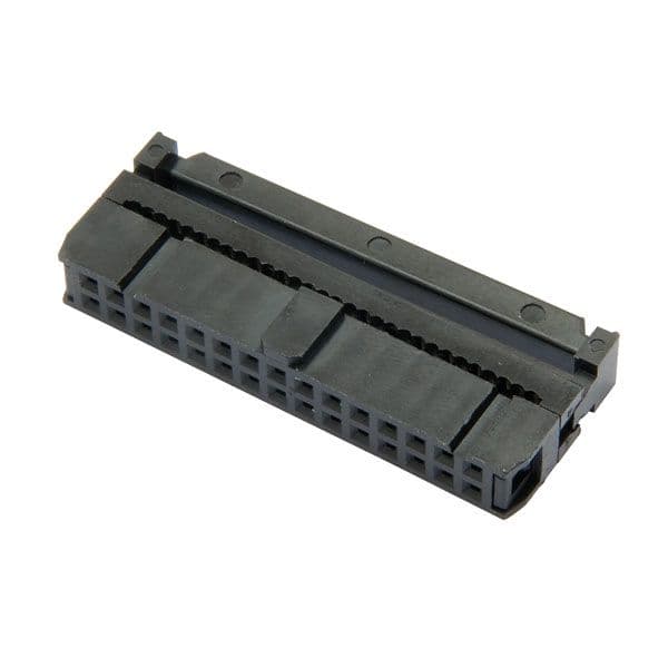 10 Way IDC Cable Mounting Socket - 2 54mm Pitch Pack of 4