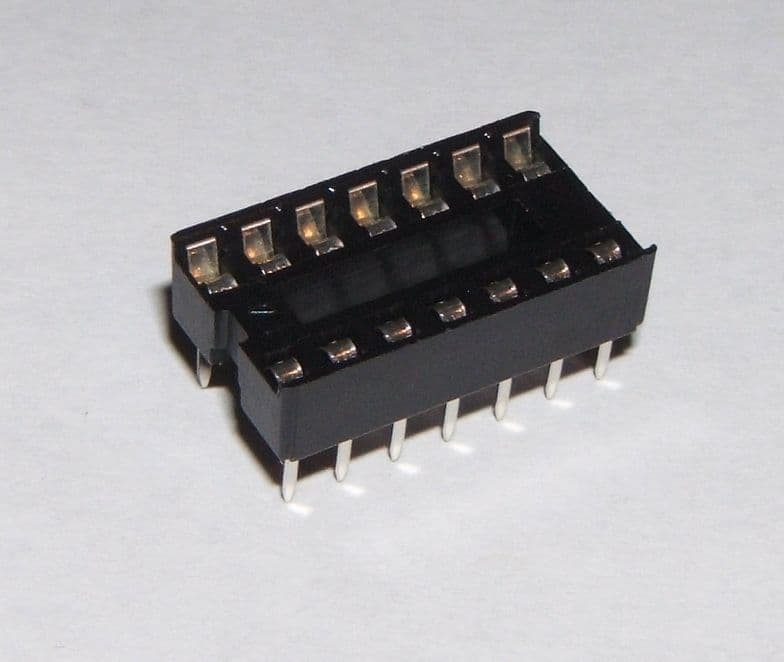 14 Pin DIL IC Socket Pack of 10