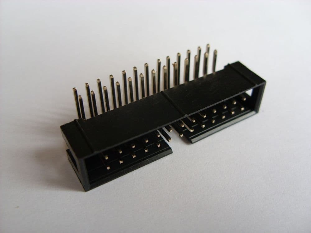16 Way 8 8 IDC Right Angled Boxed Header 2 54mm Pitch Pack of 4