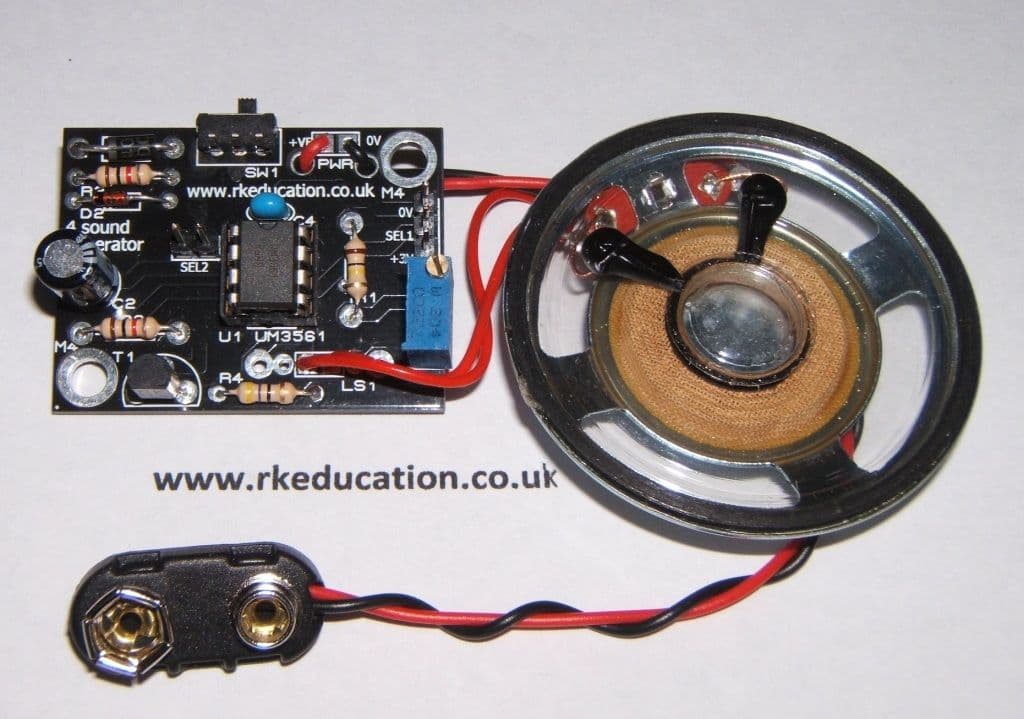 4 Siren Generator Kit for Models and RC Models Self Build Kit