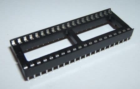 40 Pin DIL IC Socket Wide Pack of 5