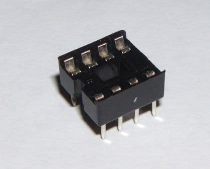 8 Pin DIL IC Socket Pack of 10