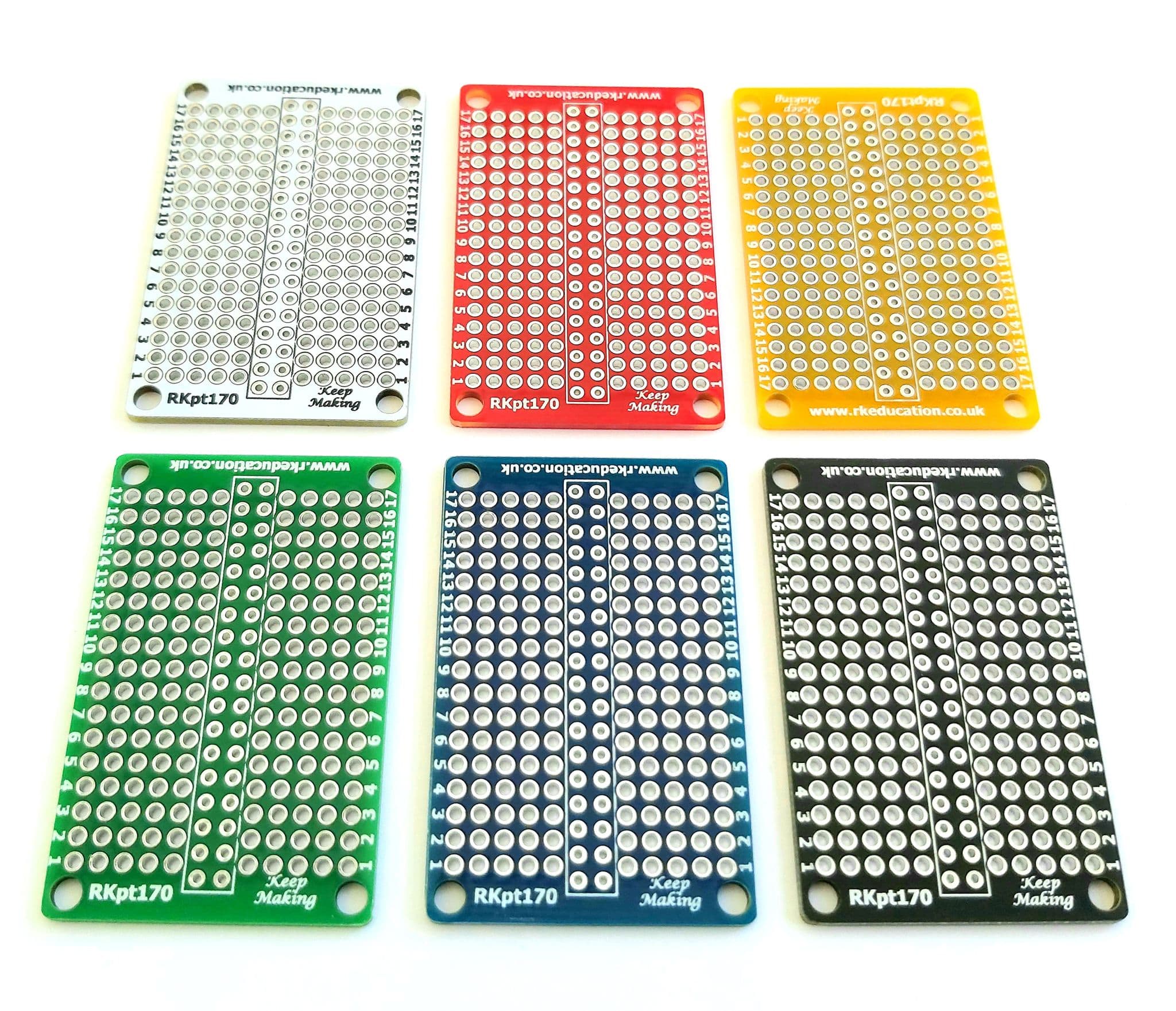 Rk Education PCB Copper Matrix Prototyping Solderable Breadboard