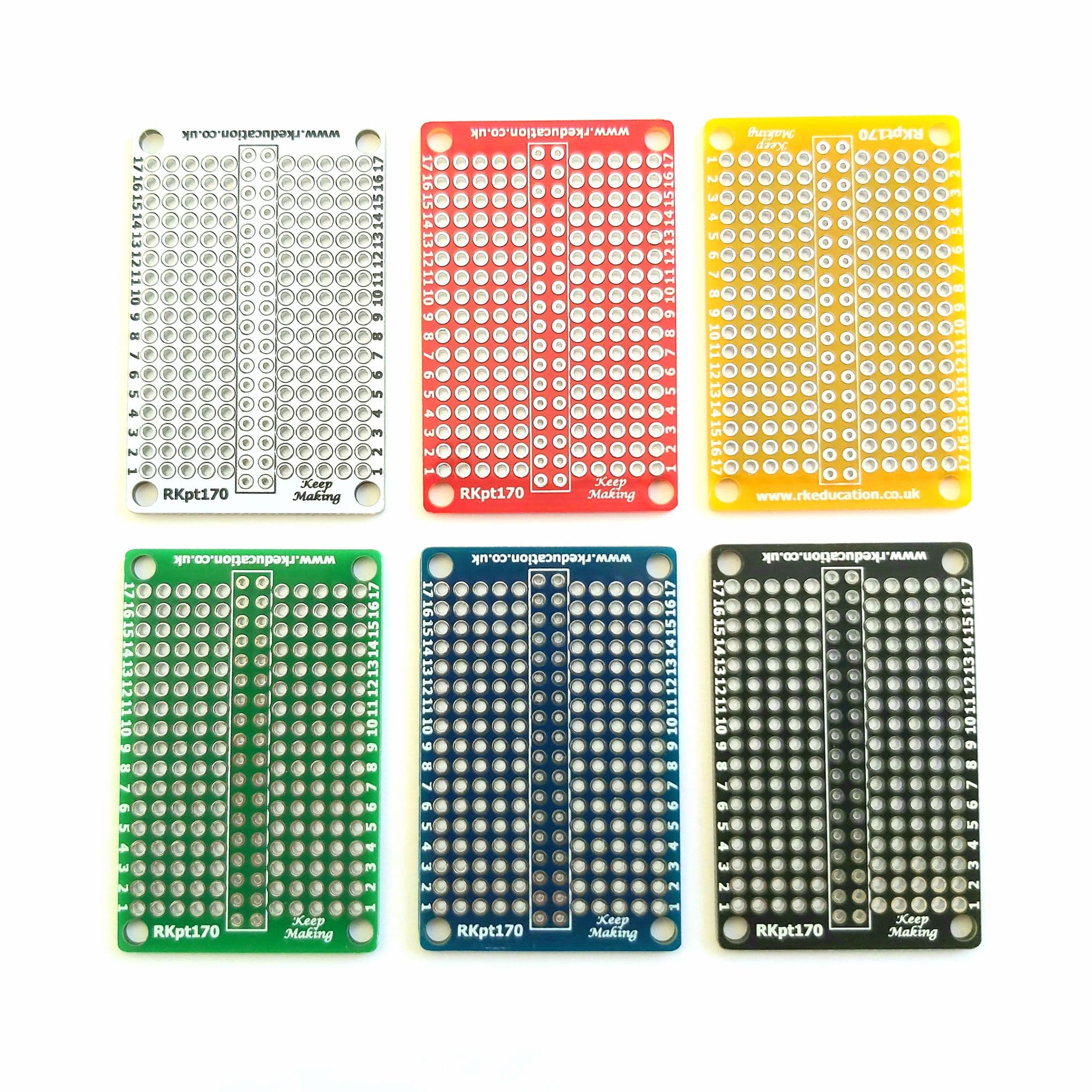 Rk Education PCB Copper Matrix Prototyping Solderable Breadboard