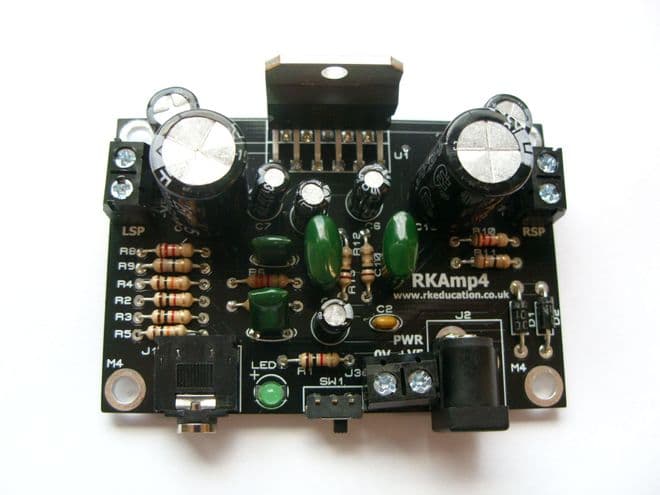 RKAmp4 2 x 10watt Stereo Amplifier Project Kit