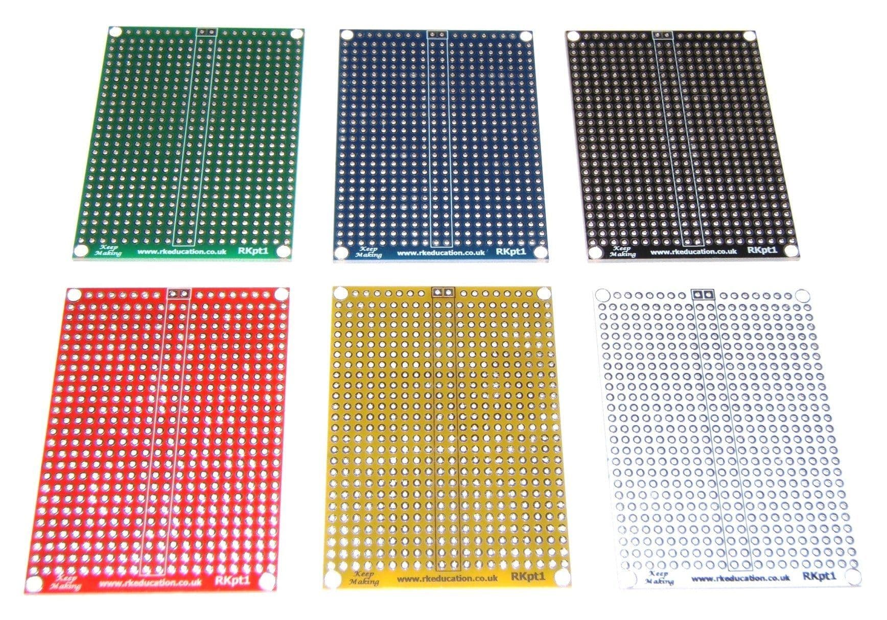 RkEducation 5x7cm PCB Copper Matrix Prototyping Stripboard