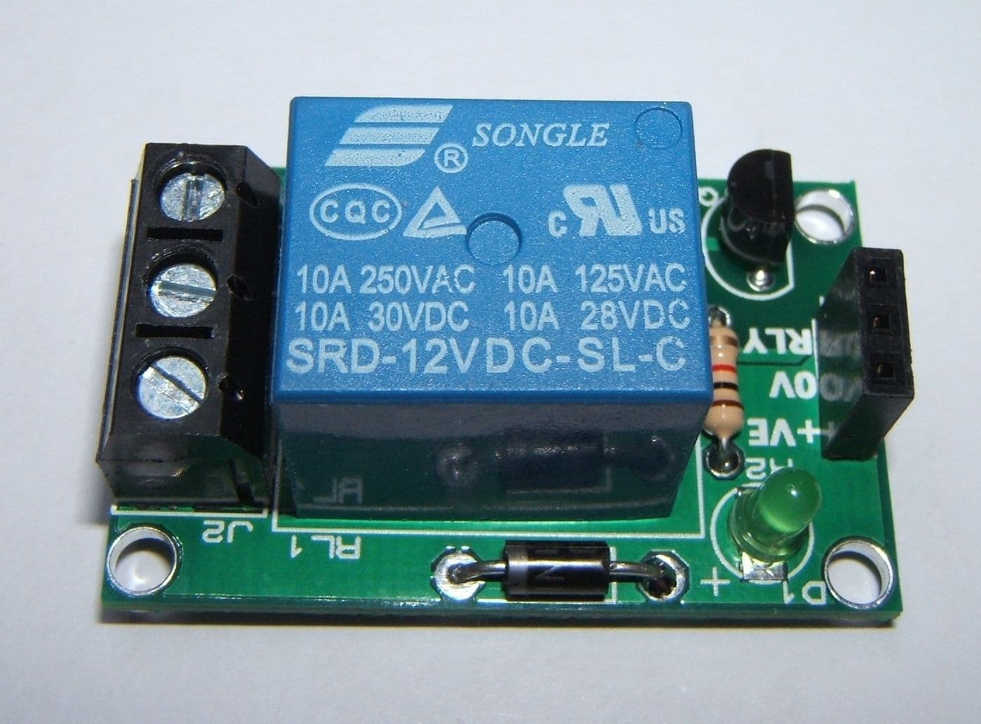 RKRelay1 Relay Module - Great for Atmel Arduino & Raspberry PI - Self ...