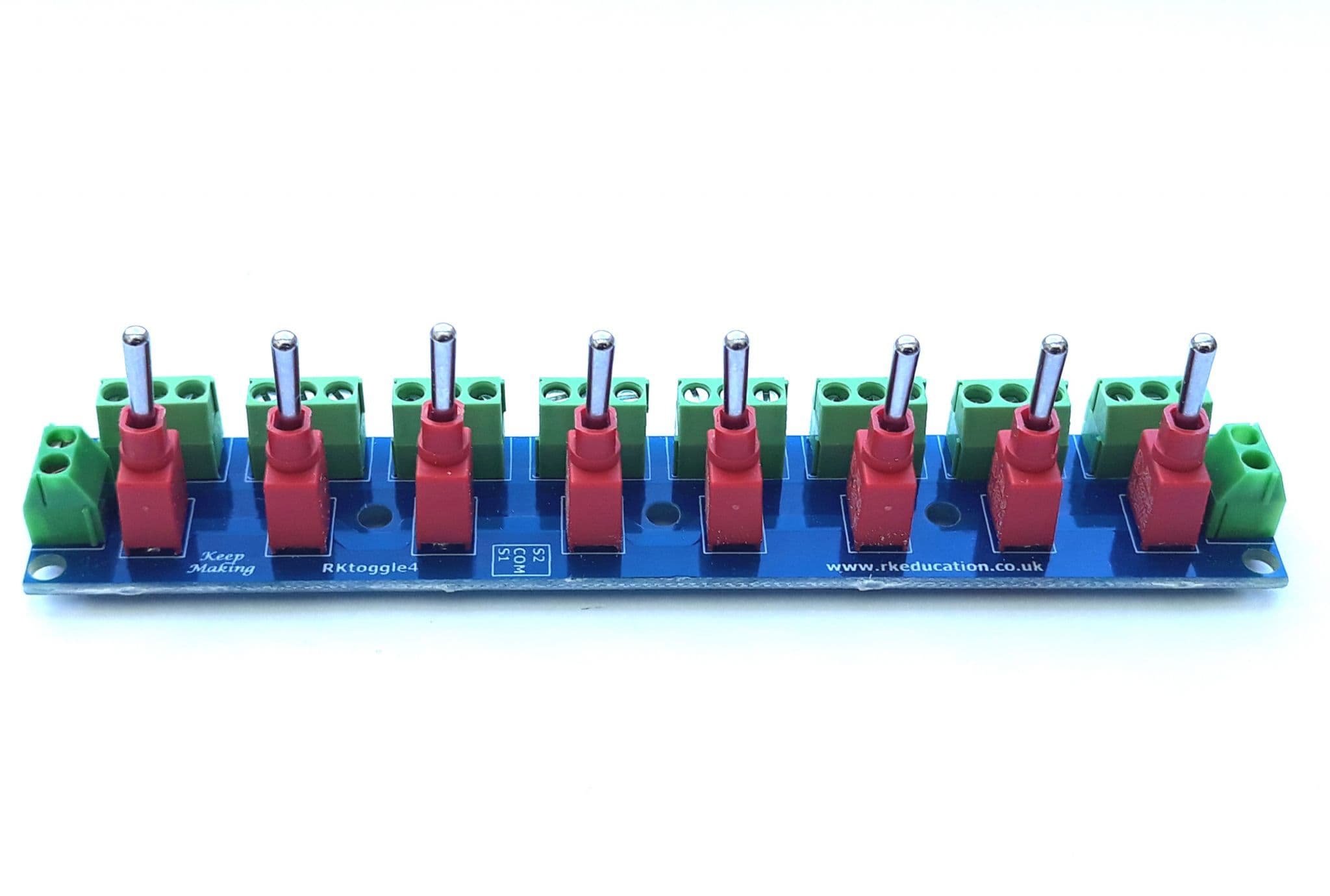RKtoggle4 Toggle Switch Module for Model Railway - Constructed
