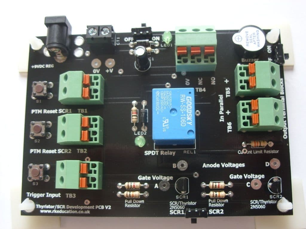 SCR/Thyristor Training and Development PCB Self Build Kit