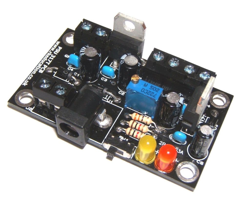 Triple Output PSU with LM317 and 7805 Self Build Kit