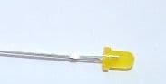 Yellow 3mm Round LEDs Diffused Lens Ultrabright 1200mcd Pack of 10