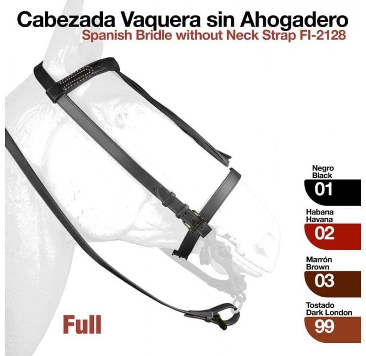 Basic vaquera bridle