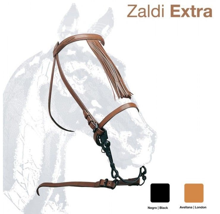 De-luxe Zaldi Vaquera Bridle with throat lash